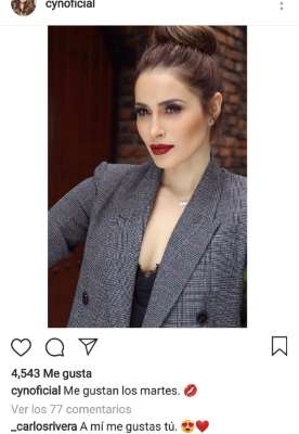 Mirá cómo se demuestran su amor Carlos Rivera y Cynthia Rodríguez