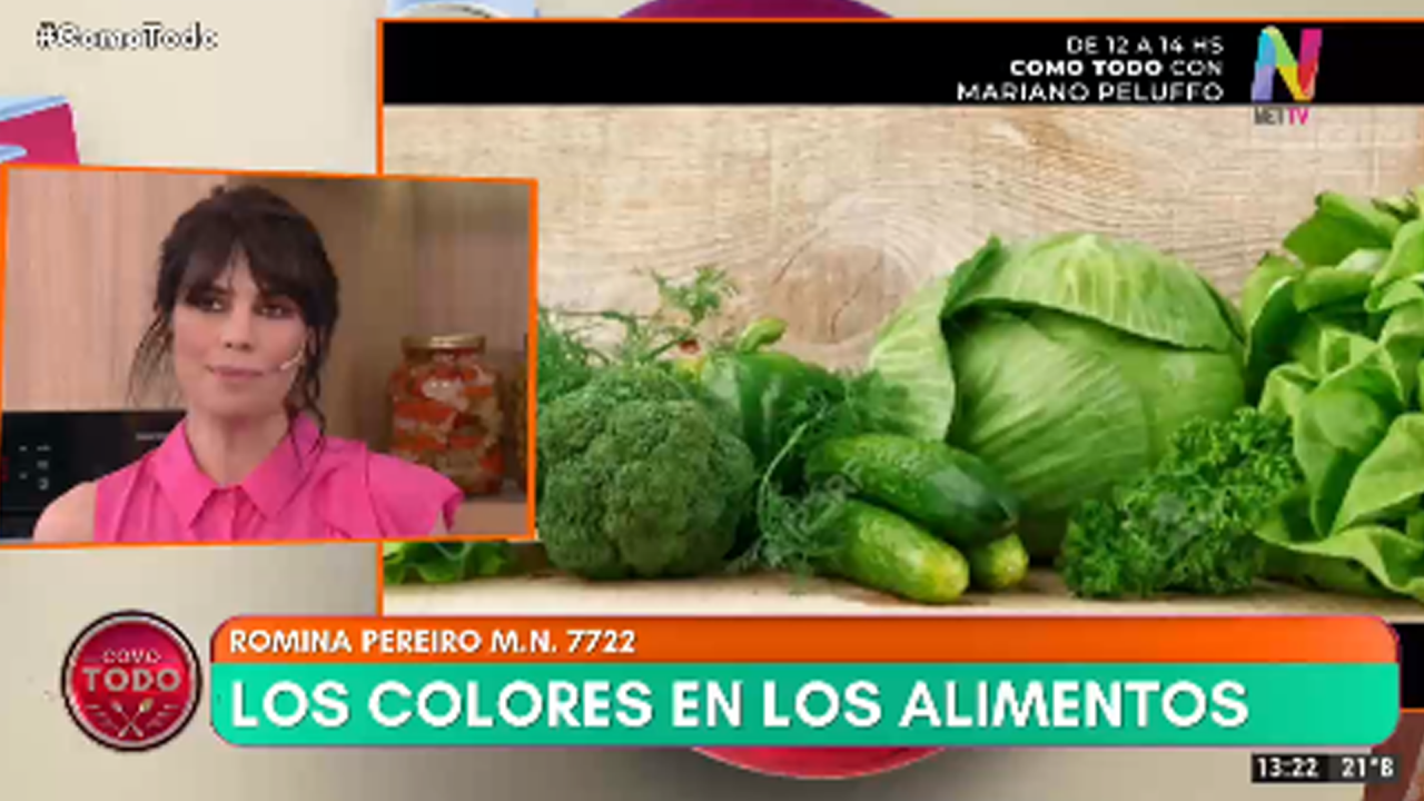Conocé los nutrientes de los alimentos por su color