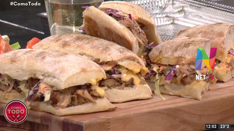 Sentí todo el sabor casero con estos sandwiches de bondiola