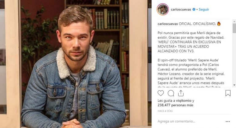 Merlí vuelve en la piel de Pol Rubio