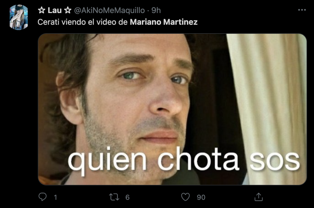 Mariano Martínez imitó a Cerati y causó lluvia de memes