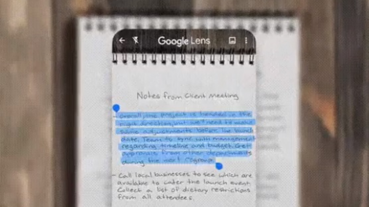 Google Lens: Cómo pasar a digital textos hechos a mano