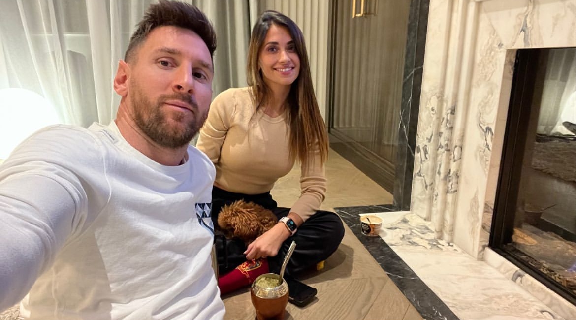 La tierna foto que subió Anto Roccuzzo con Lionel Messi