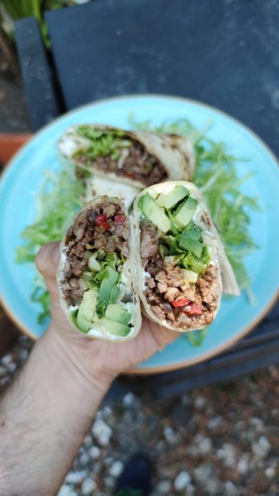 Riquísimos burritos mexicanos caseros