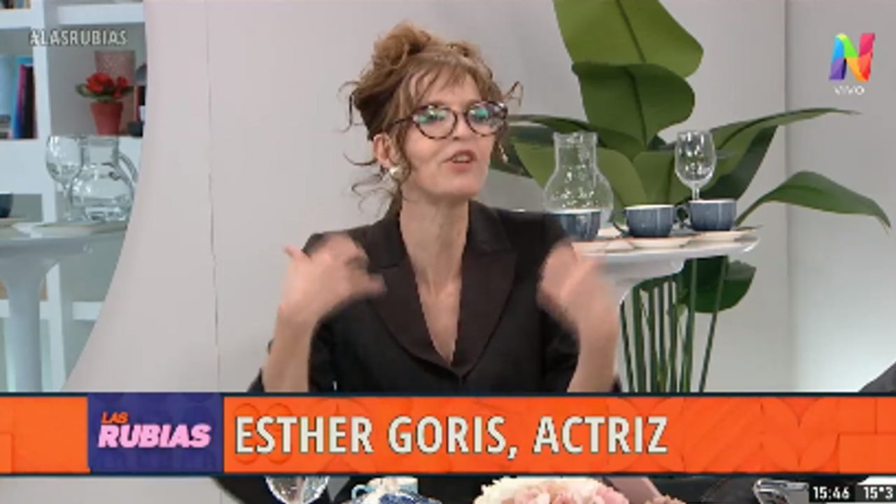Esther Goris: “En ‘Evita’ llegué a pesar 44 kilos”