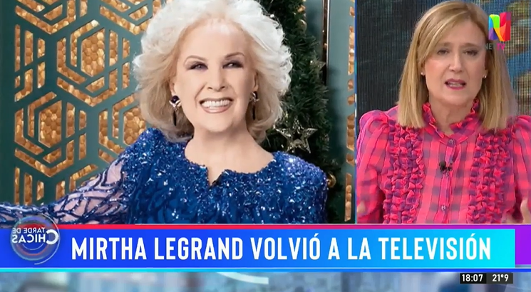 Mirtha Legrand volvió a la televisión argentina