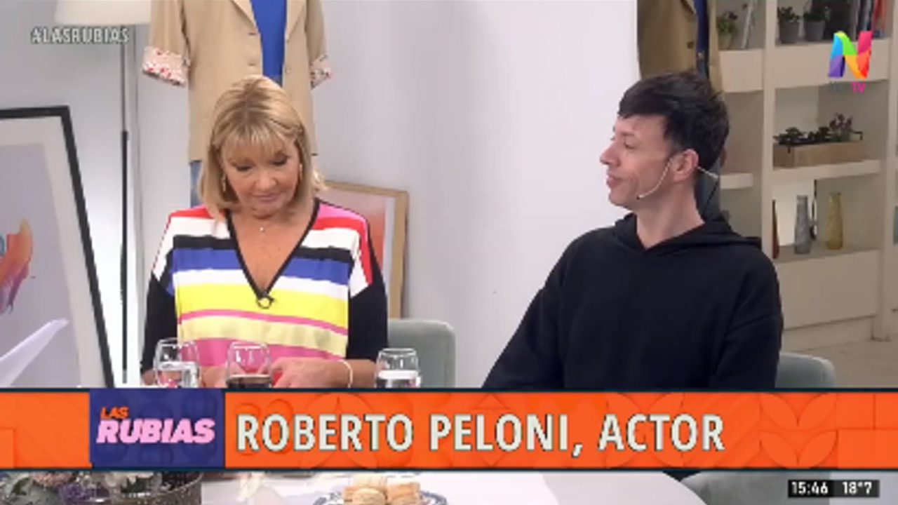 Roberto Peloni: “Estudie enfermería, termine siendo actor”