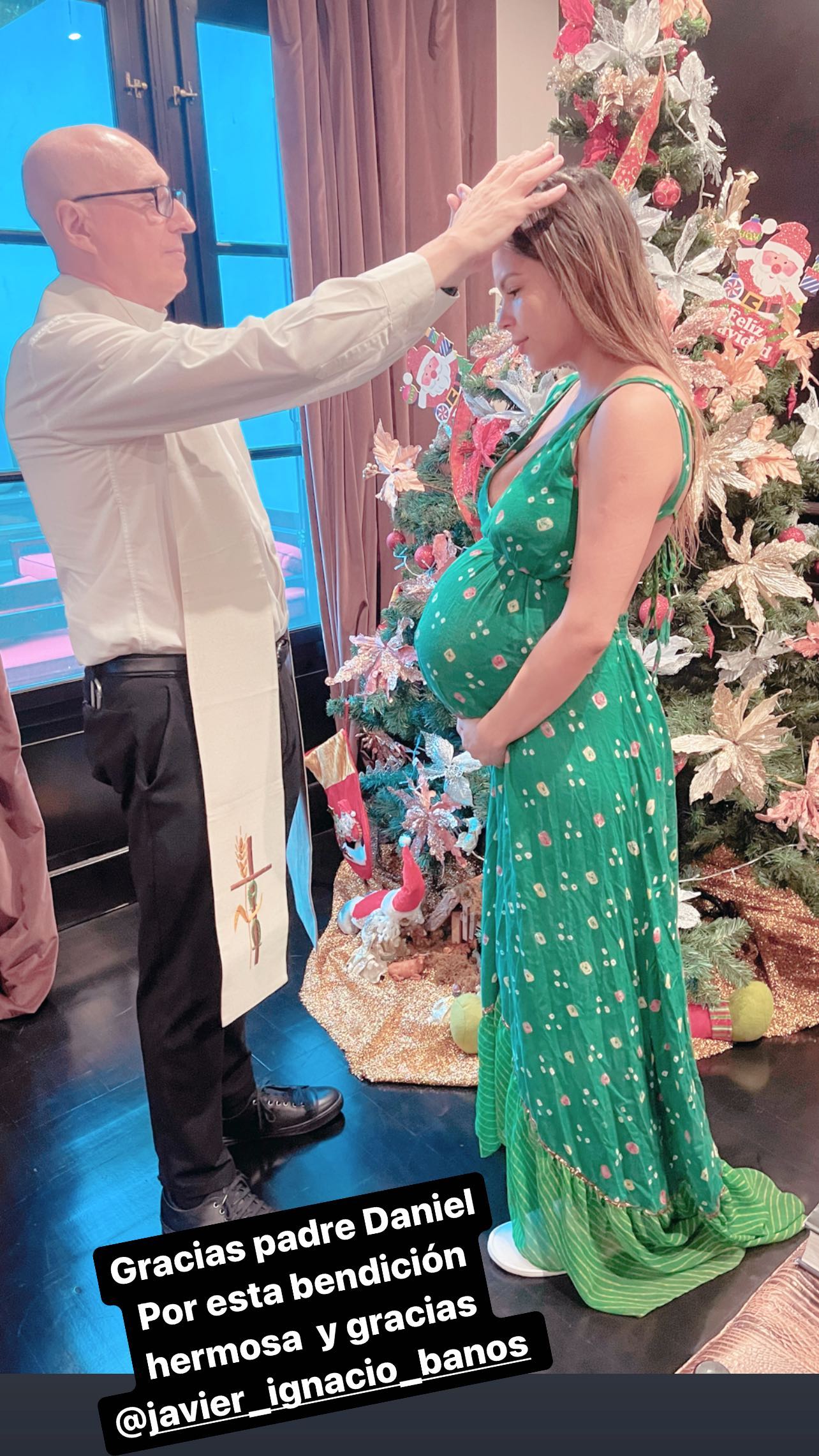 La tradicional ceremonia que Barby Franco realizó antes de dar a luz