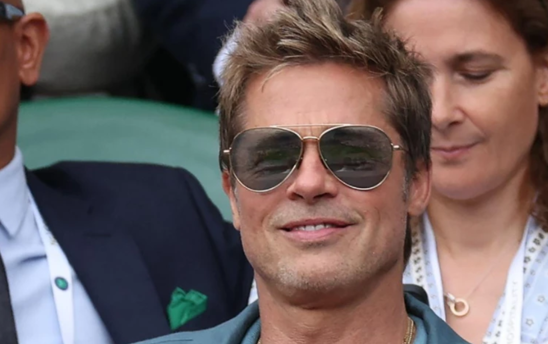 Brad Pitt revolucionó Wimbledon por su aspecto juvenil