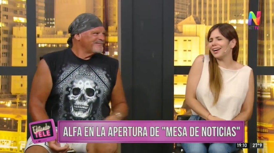 ¿Amor en Editando Tele?: Luis Piñeyro “apuró” a Alfa y Romina Uhrig ...