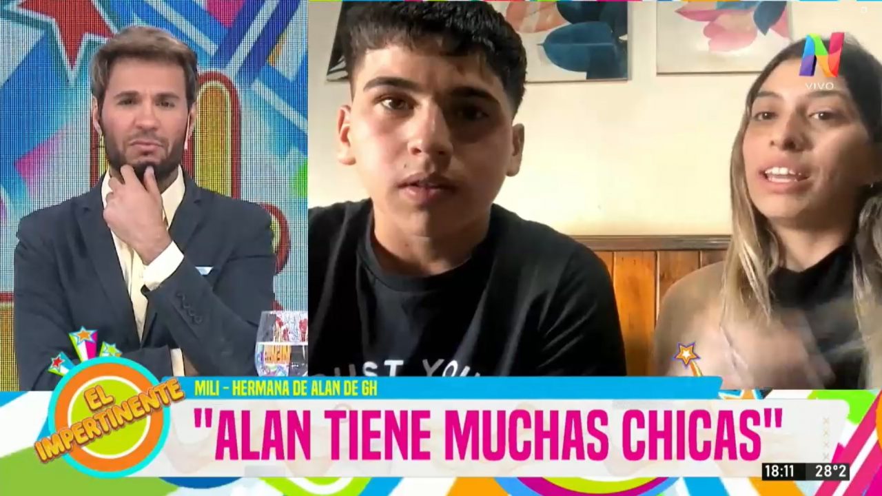 Alan y Sabrina de Gran Hermano, muy acaramelados: los hermanos del ...