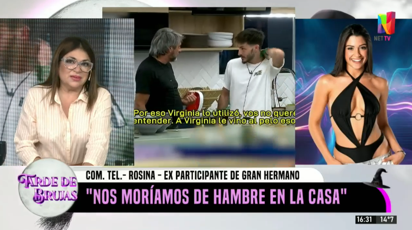 Exclusivo de ‘Tarde de brujas’: Rosina Beltrán habló sobre el hambre que pasó en ‘Gran hermano ...