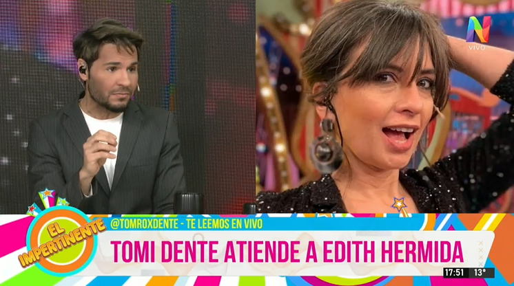 Tomás Dente le contestó a Edith Hermida tras las críticas que recibió