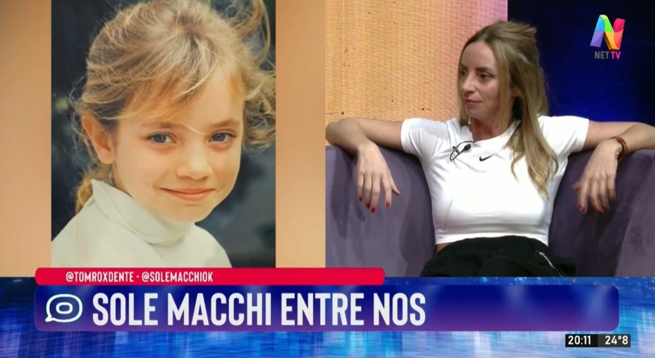 Sole Macchi se sensibilizó al recordar su dura niñez: “En mi casa no había mucha felicidad”