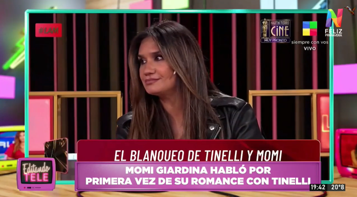 Momi Giardina reveló como fue su relación con Marcelo Tinelli