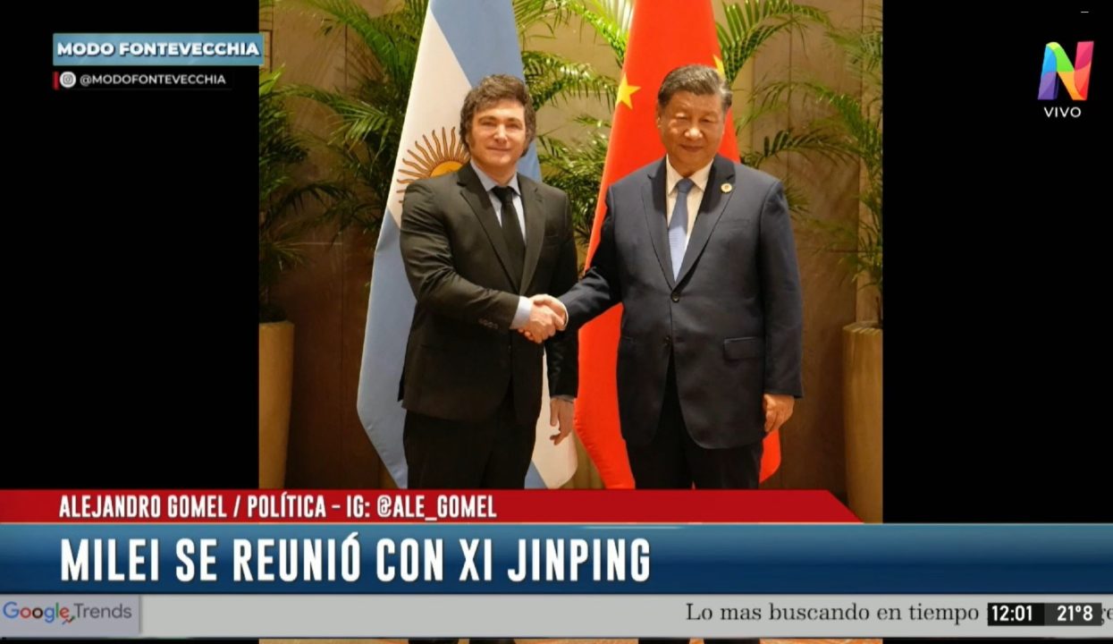 Javier Milei sorprendió al mundo con su encuentro con Xi Jinping en la ...