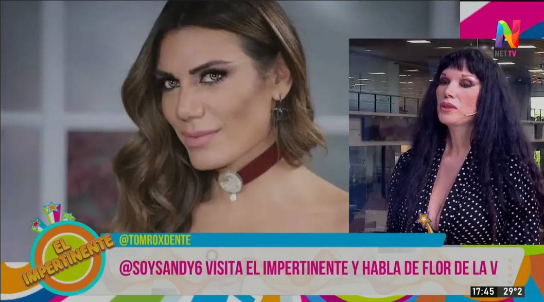 Sandy González reveló detalles inéditos de Flor de la V en sus inicios