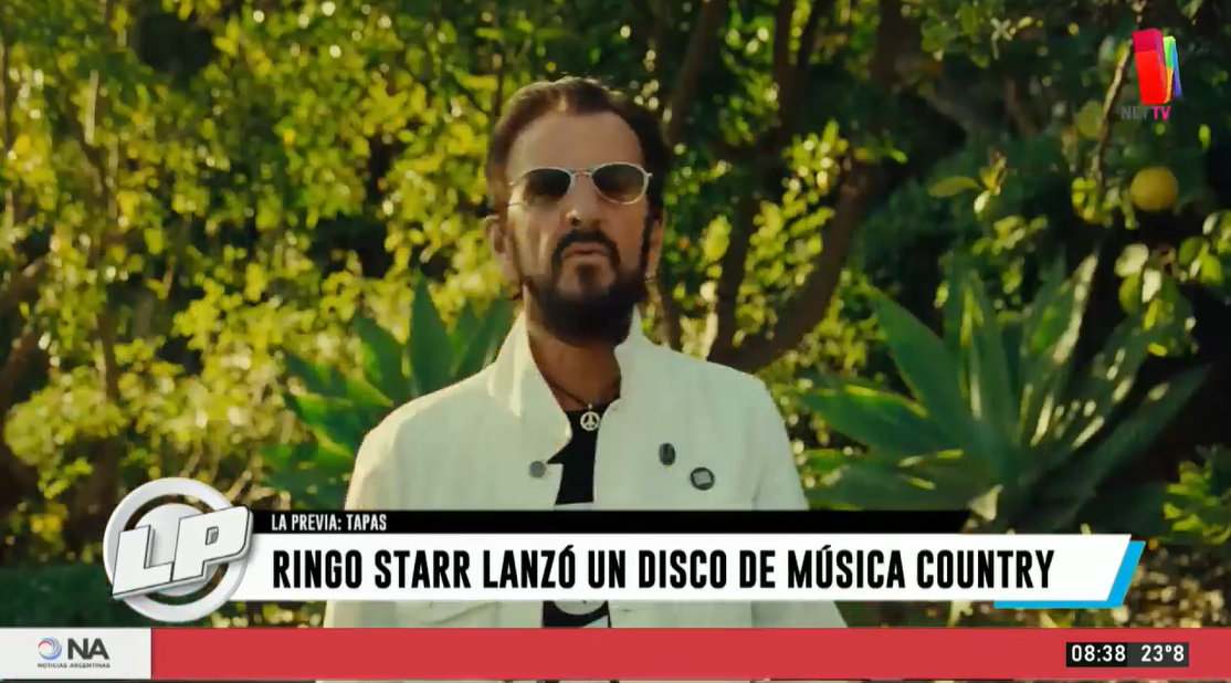 Ringo Starr lanzó un nuevo disco de música country