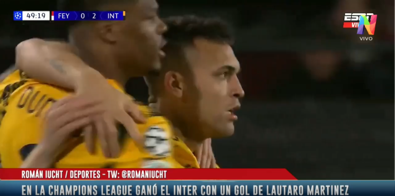 UEFA Champions League: El Inter ganó con gol de Lautaro Martínez y el Bayern Múnich vapuleó al ...