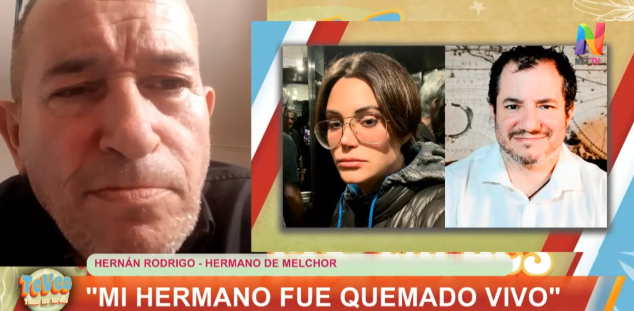 Exclusivo de Te veo: Hernán, hermano de Melchor Rodrigo, aseguró que ...