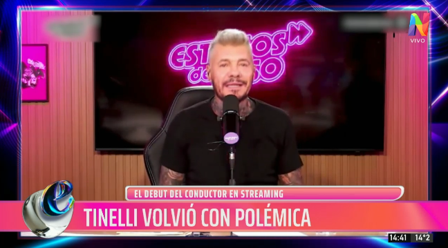 Marcelo Tinelli debutó en streaming y desató fuertes controversias por ...