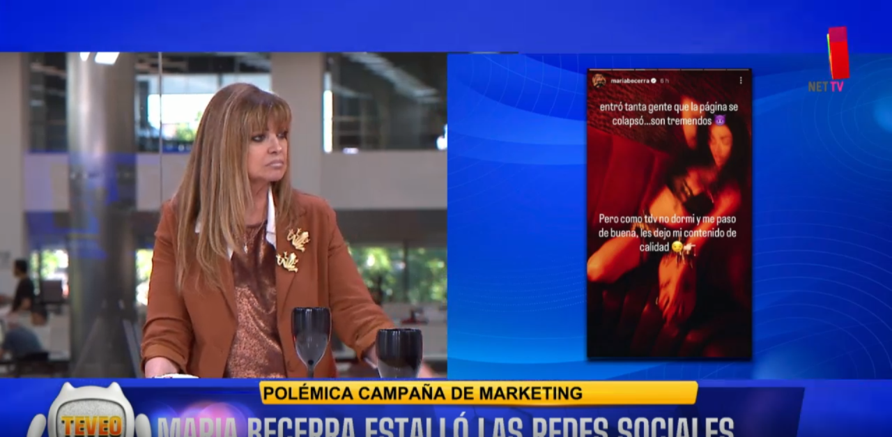María Becerra y, ¿una campaña engañosa?: la cantante publicó un link ...