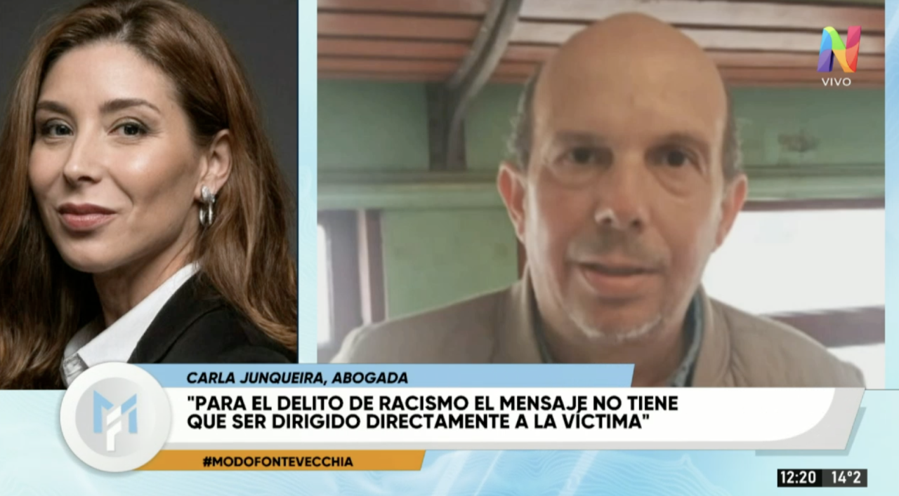 Carla Junqueira analizó el caso del argentino detenido por racismo en ...